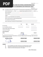 Remuneration Bill For Paper Setting: Signature With Date | PDF