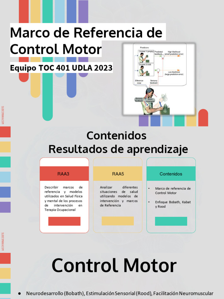 Marco de Referencia en Control Motor | PDF | Terapia ocupacional | Aprendizaje