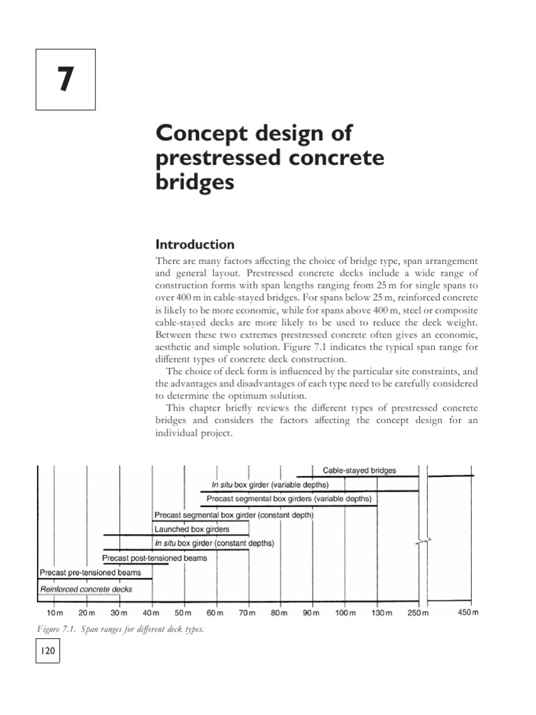 Psc Bridges Chap 7 Concept Design Of Prestressed Concrete Bridges Hewson 2015 Pdf