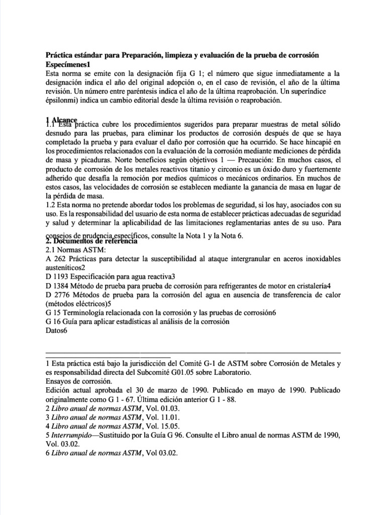 PDF Astm g1 - Compress | PDF