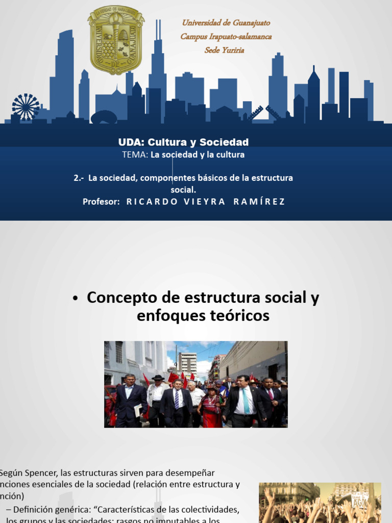 Definición del Componente Social | PDF | Sociedad | Estructura social
