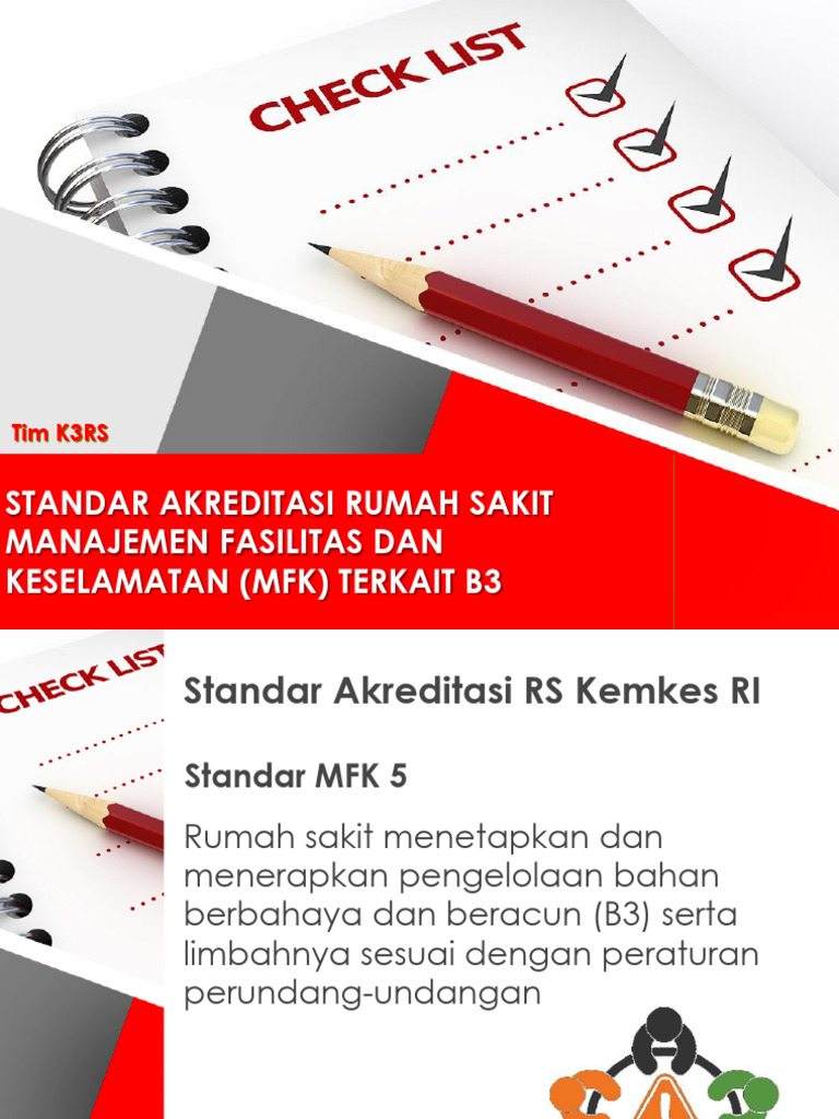 Standar Akreditasi MFK Terkait B3 - STARKES | PDF | Griya & Taman | Sains & Matematika
