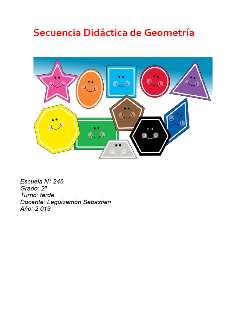 Geometría 2do Grado | PDF | Geometría | Color