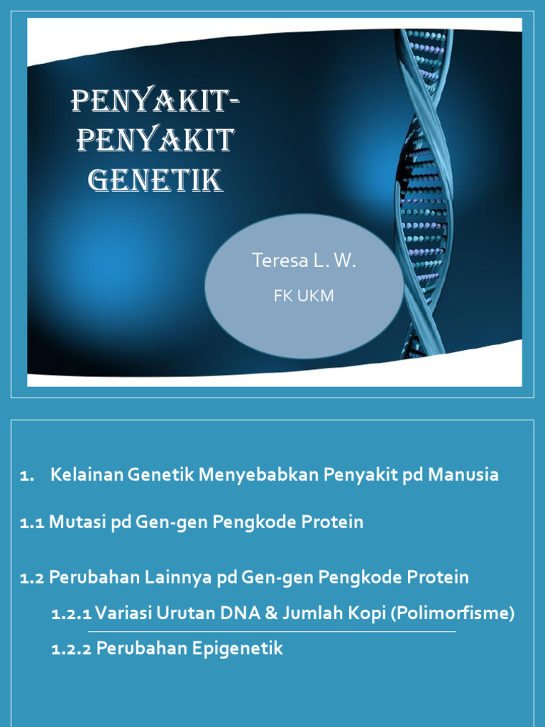 Genetika Manusia | PDF