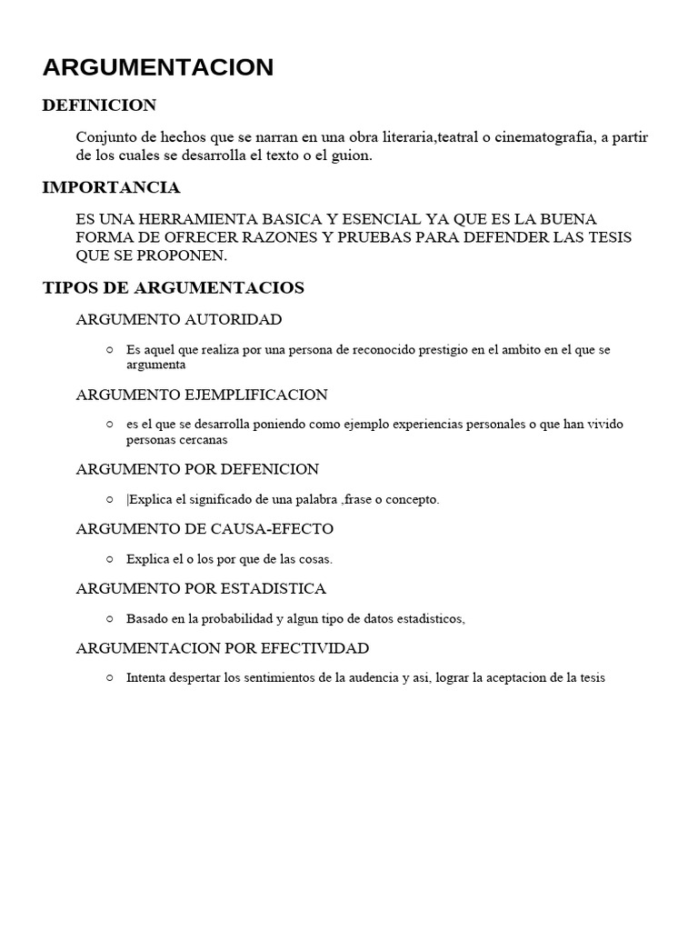ARGUMENTOS | PDF