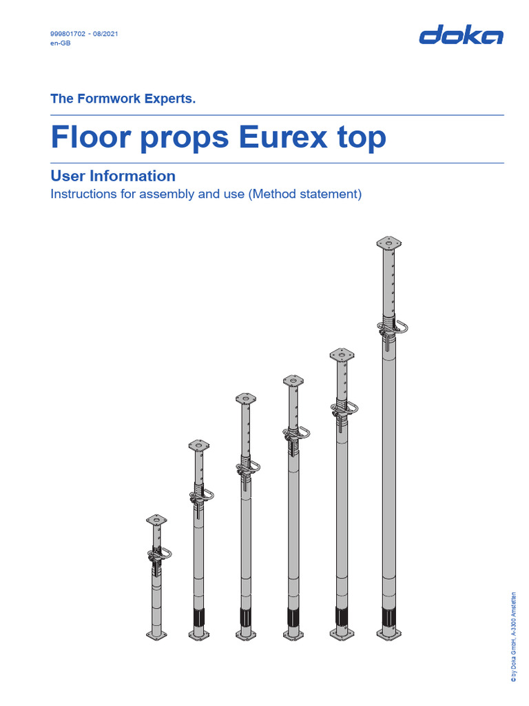 Doka Formwork | PDF | Safety | Scaffolding