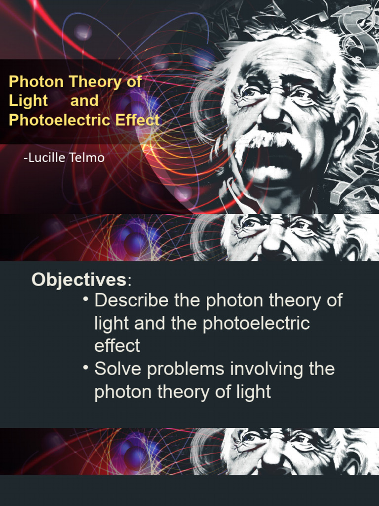 Phy 105 Photon Theory | PDF | Photon | Photoelectric Effect