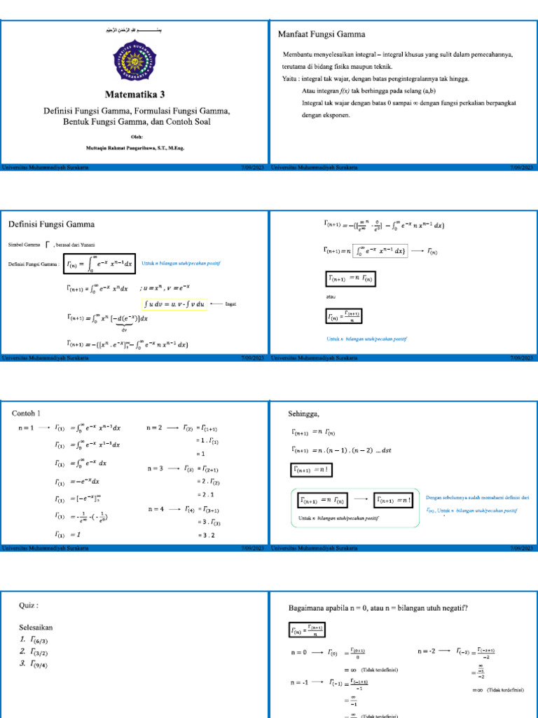 Materi Matematika 3 | PDF