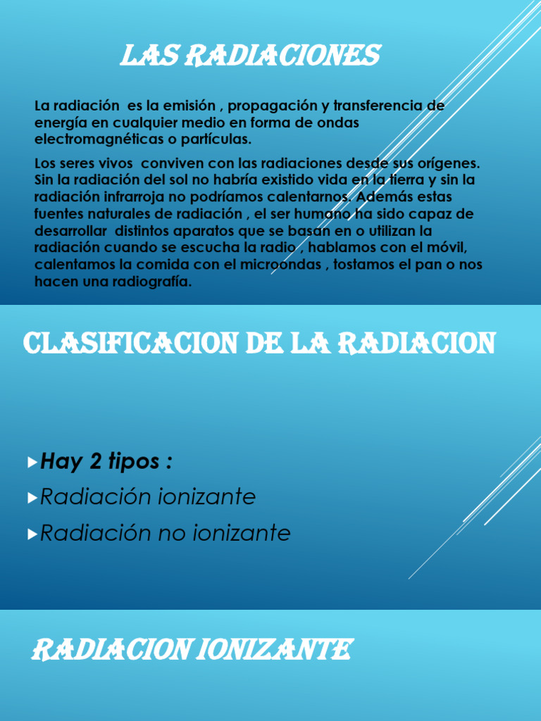 Las Radiaciones Exposicion de Metrologia Byron Cedeño PDF | PDF