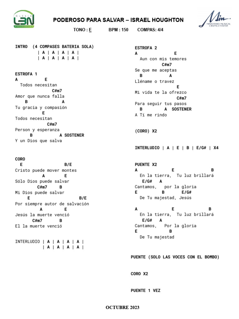 Poderoso para Salvar - Israel Hoghton | PDF | Teología | Creencia ...