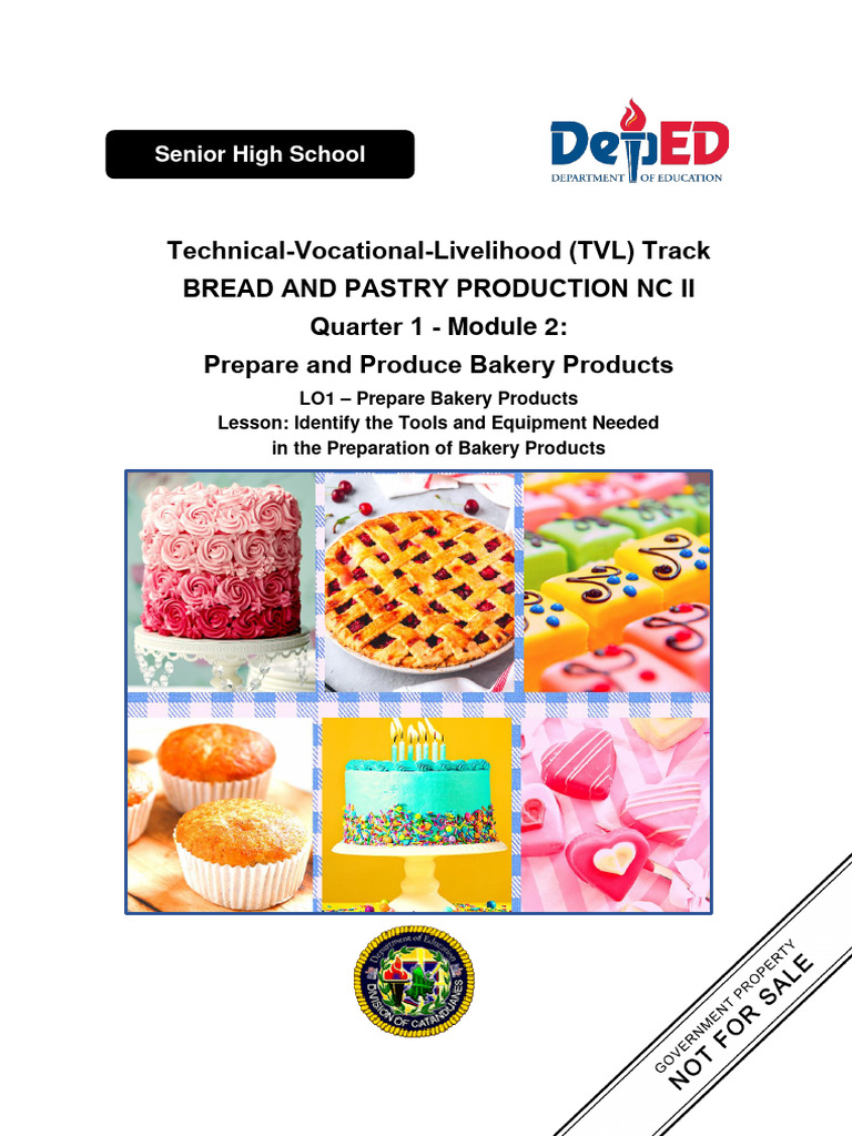 BPP Core 1 Module 2 Version 2 | PDF | Baking | Cakes