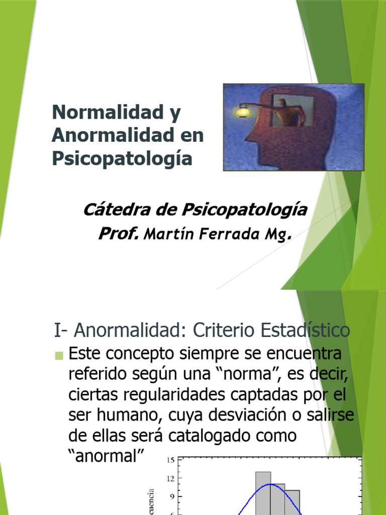 1 Normalidad - y - Anormalidad | PDF | Psicopatología | Mente