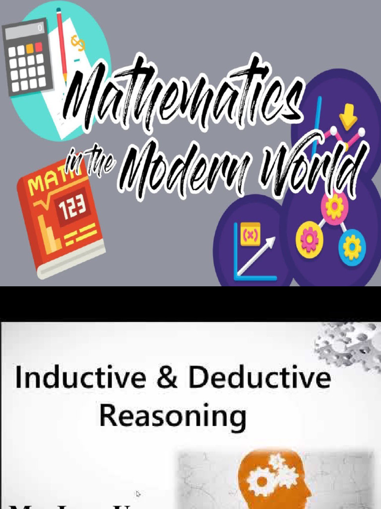 Lesson 3 Inductive Reasoning and Deductive Reasoning | PDF | Reason | Inductive Reasoning