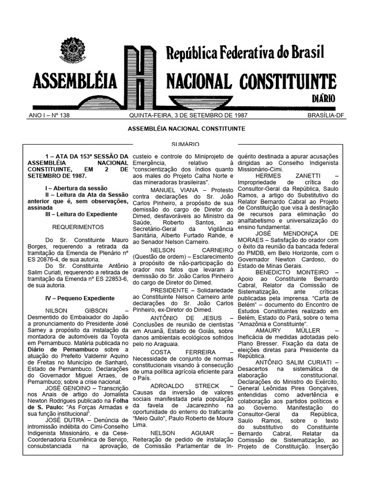 Projeto Sistematizacao | PDF | Emenda Constitucional | Constituição