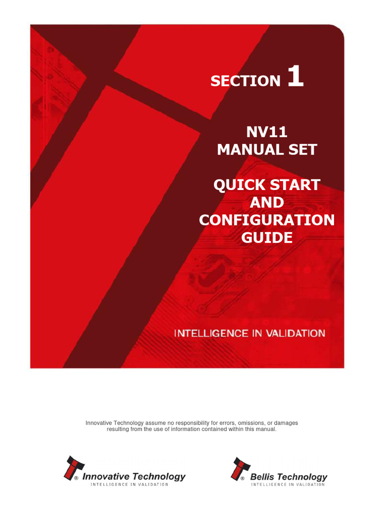 NV11 Manual Set - Section 1 | PDF | Usb | Electrical Connector
