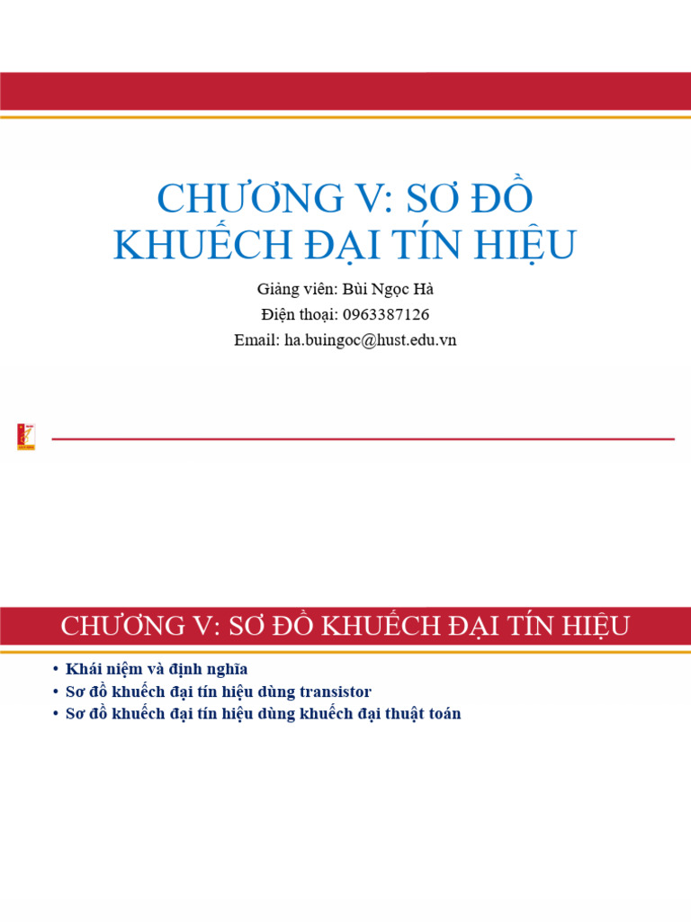 BG ĐTHN C.2 Amplifiers | PDF