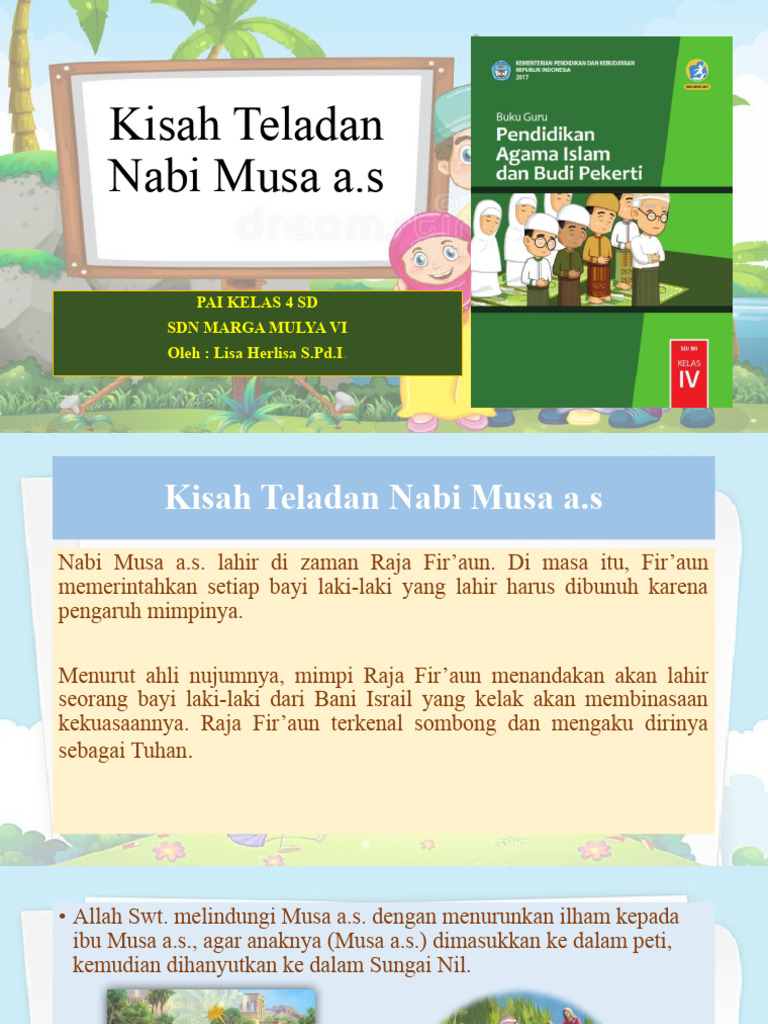 Kisah Teladan Nabi Musa a.s. untuk SD | PDF