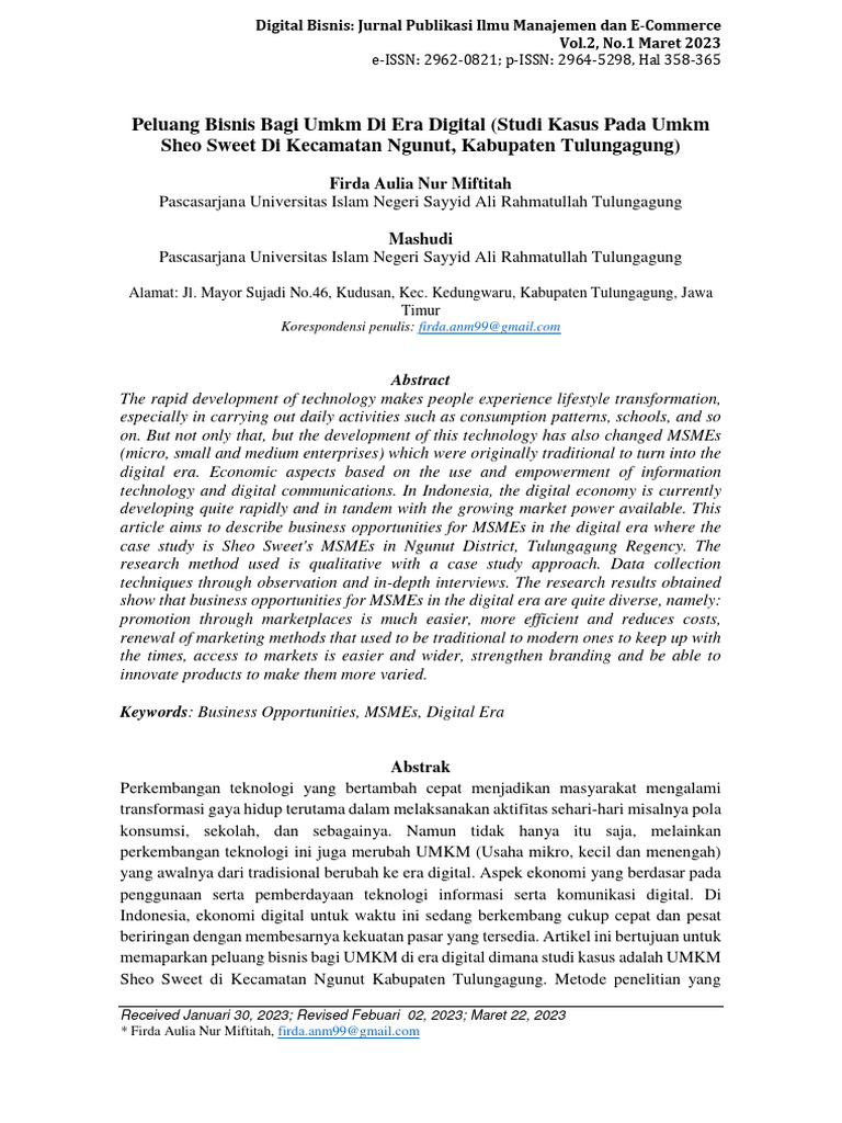 Digital Bisnis | PDF | Business | Social Science