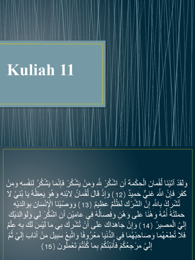 Kuliah 11 | PDF