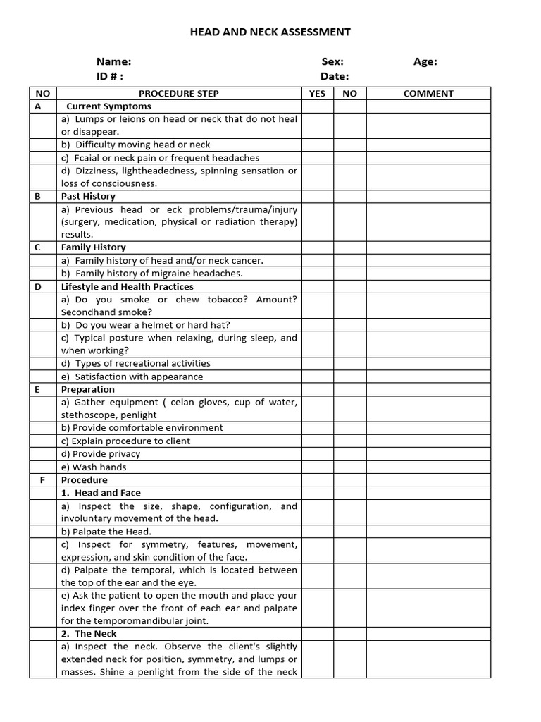 Checklist 1 | PDF | Medical Specialties | Human Anatomy