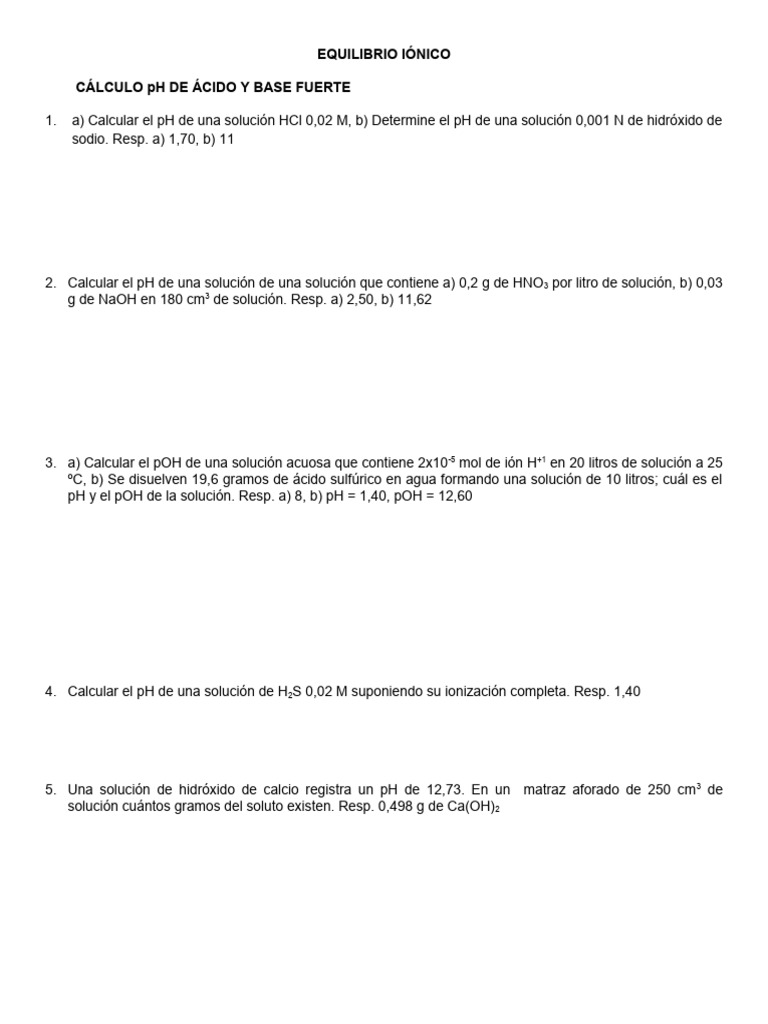 Intervalo de pH para ácido triprótico H3L | PDF | Ph | Constante de ...