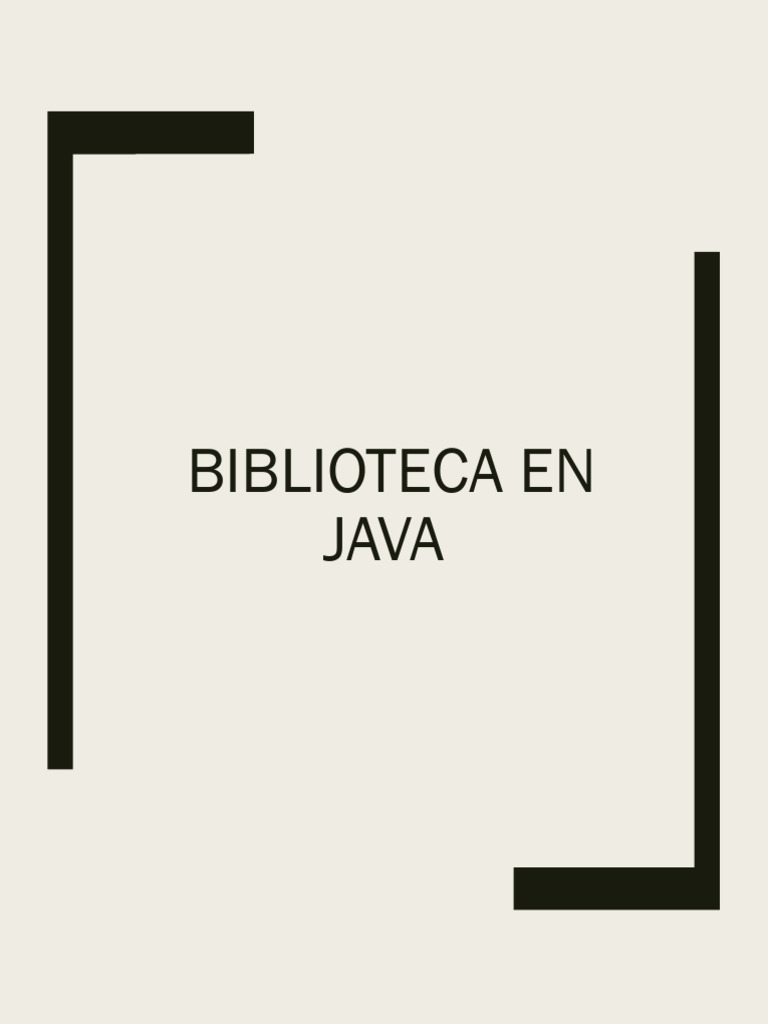 Resumen de Bibliotecas en Java | PDF | Java (lenguaje de programación) | Biblioteca (informática)