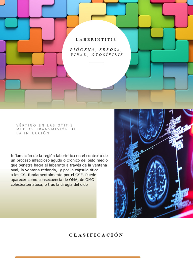 Laberintitis: Tipos, Síntomas y Tratamientos | PDF | Oído | Cabeza y ...