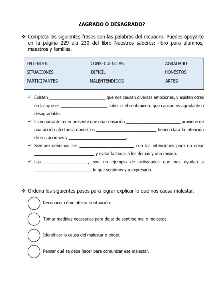 Agrado o Desagrado | PDF | Ira | Cognición
