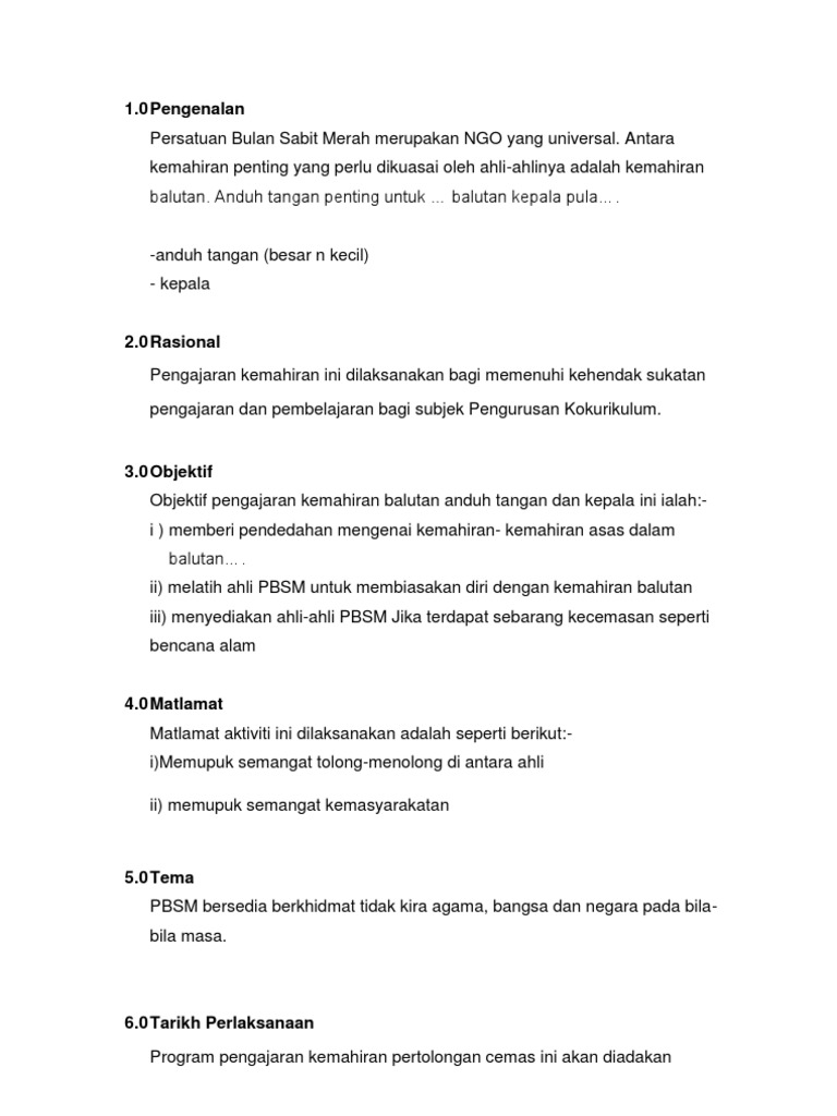 Kertas Kerja Gerko PBSM Balutan | PDF