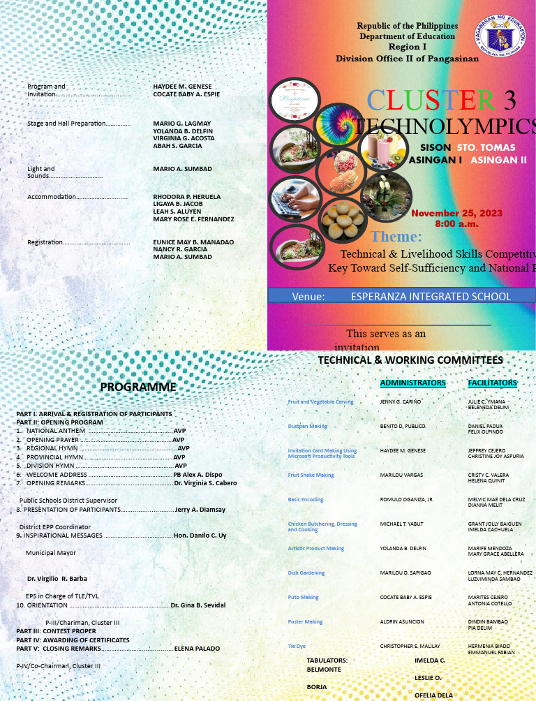 Technolympics Program | PDF