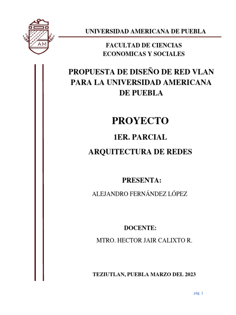 Proyecto Redes Alejandro | PDF | Red de computadoras | Dirección IP
