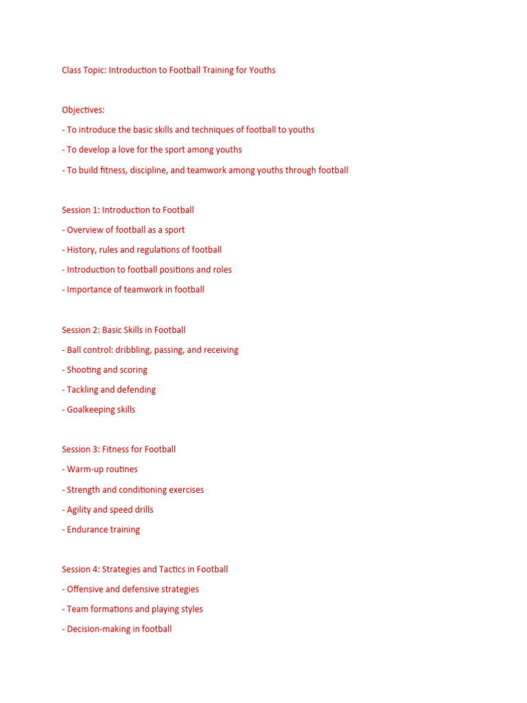 Football Training | PDF | Defender (Association Football) | Association ...