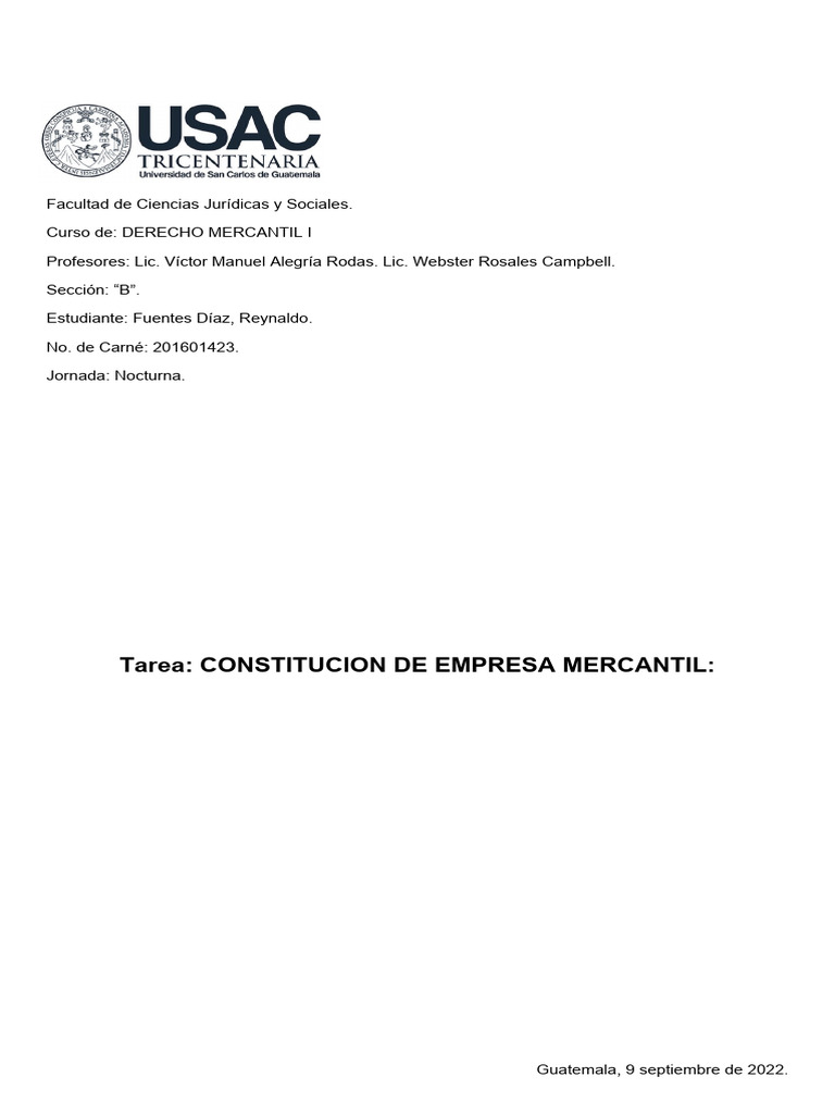 Formulario Inscripcion de Comerciante Individual y Empresa Mercantil ... Formulario Inscripcion de Comerciante Individual y Empresa Mercantil ...
