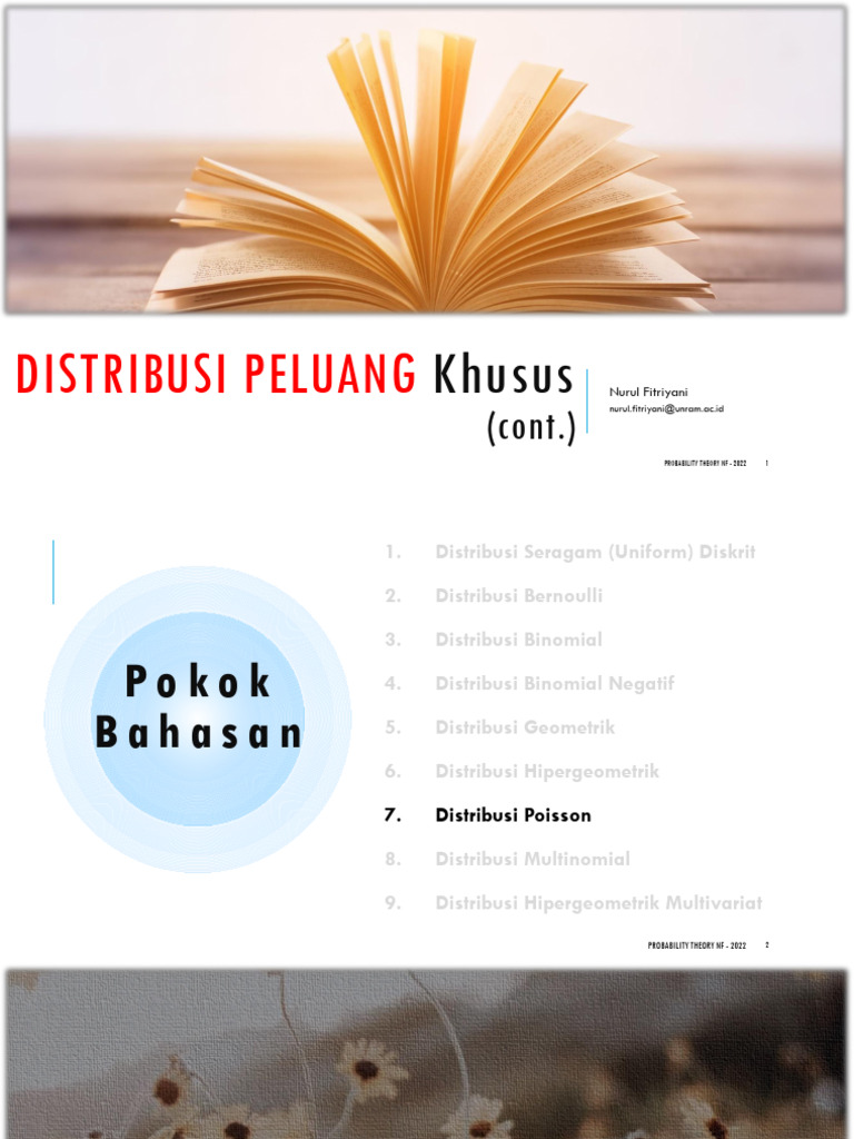 TP (12) - Special Prob. Dist (DISCRETE 4 - Poisson, Multinomial, Hipergeometrik Multivariat) | PDF