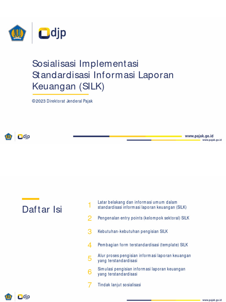 Slide Presentasi - Materi Sosialisasi XBRL - WP PMB | PDF | Pengelolaan Keuangan & Uang
