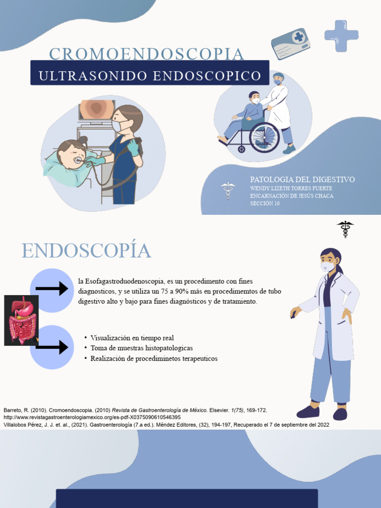 Cromoendoscopia y Ultrasonido Endoscopico | PDF | Tinción ...