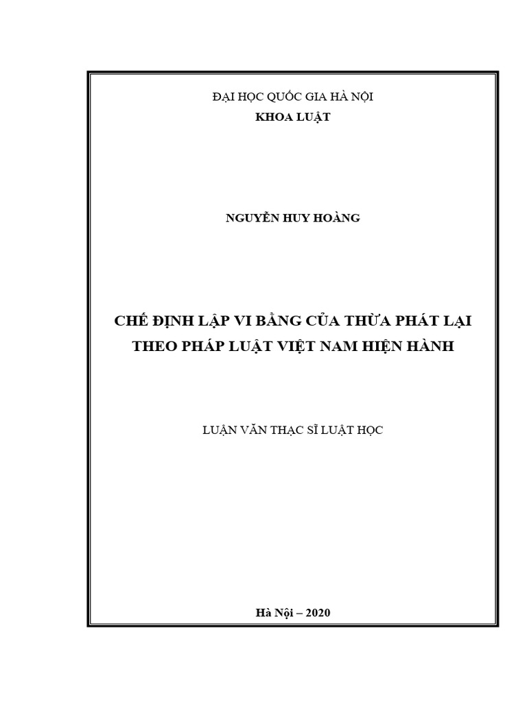 Chế định lập vi băng của TPL | PDF