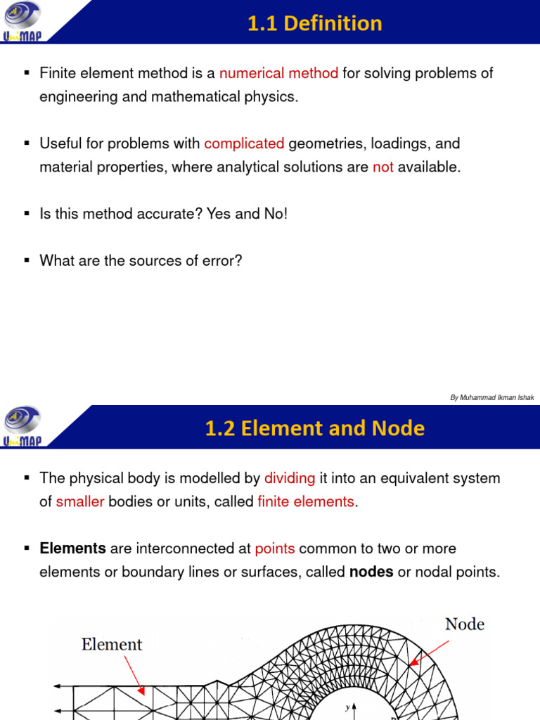 Chapter 1 - Introduction To Finite Element Analysis | Download Free PDF | Finite Element Method ...