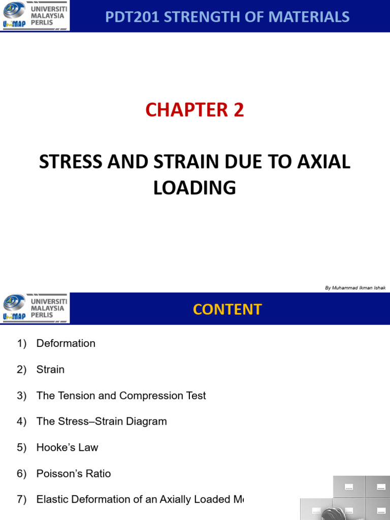 Chapter 2 - Stress and Strain Due To Axial Loading - New - 2 | PDF | Deformation (Engineering ...