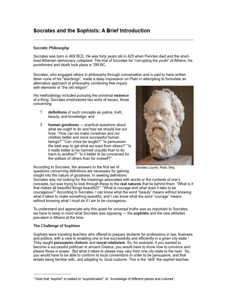 Socrates Intro | PDF | Socrates | Knowledge