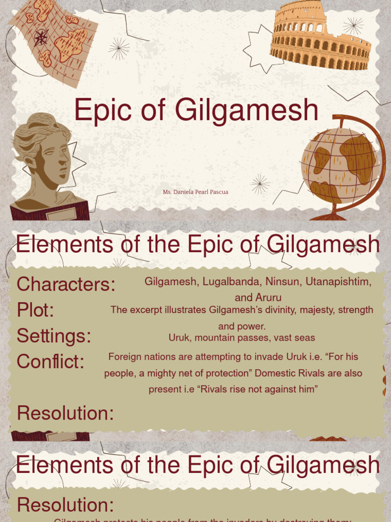 Epic of Gilgamesh | PDF