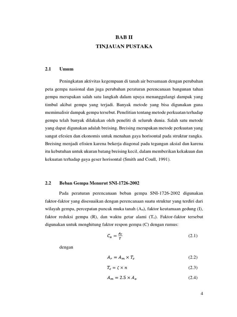 Landasan Teori Perbaikan Reservoir IPA MAlinau | PDF | Sains & Matematika