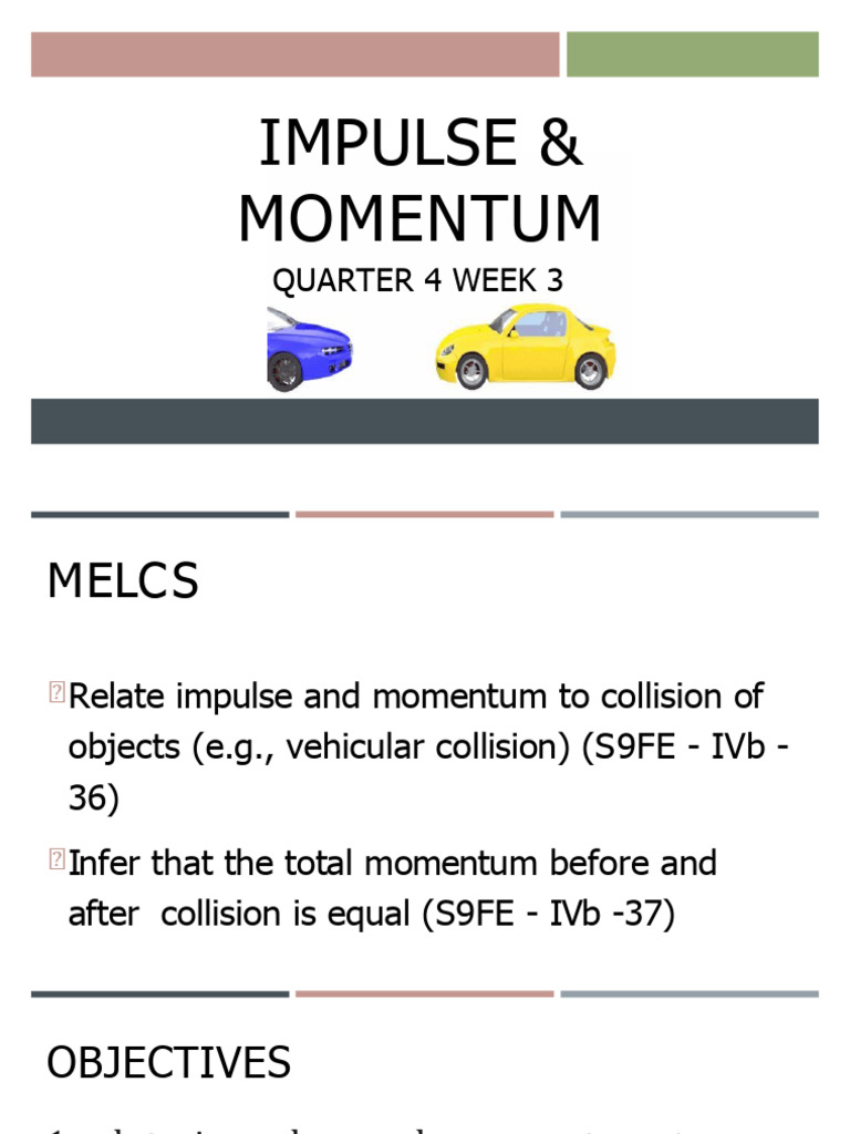 Impulse and Momentum in Collisions | PDF | Momentum | Collision