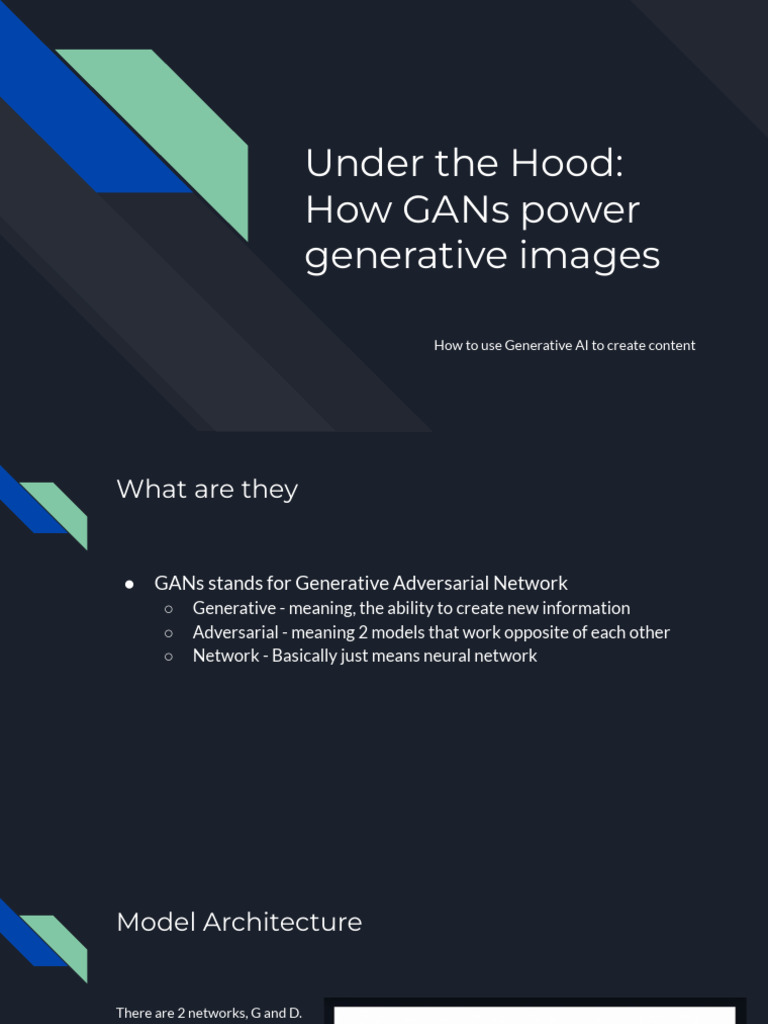 What Are GANs and How Do They Power Generative Images | PDF