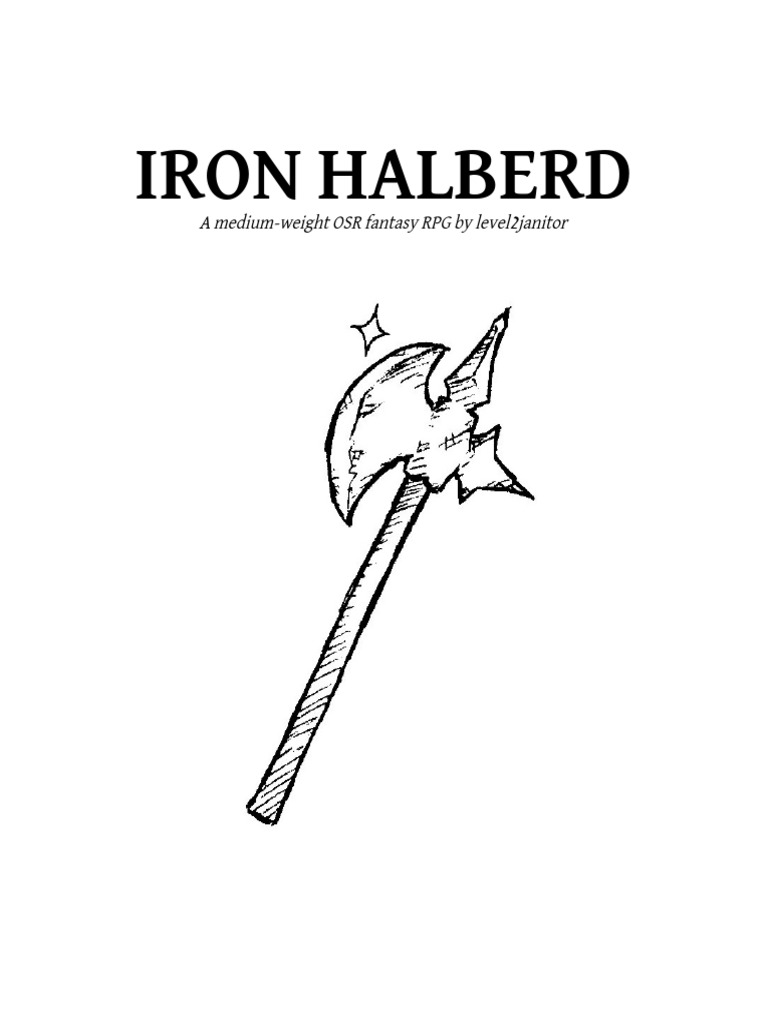 Iron Halberd RPG v1.0.2 | PDF