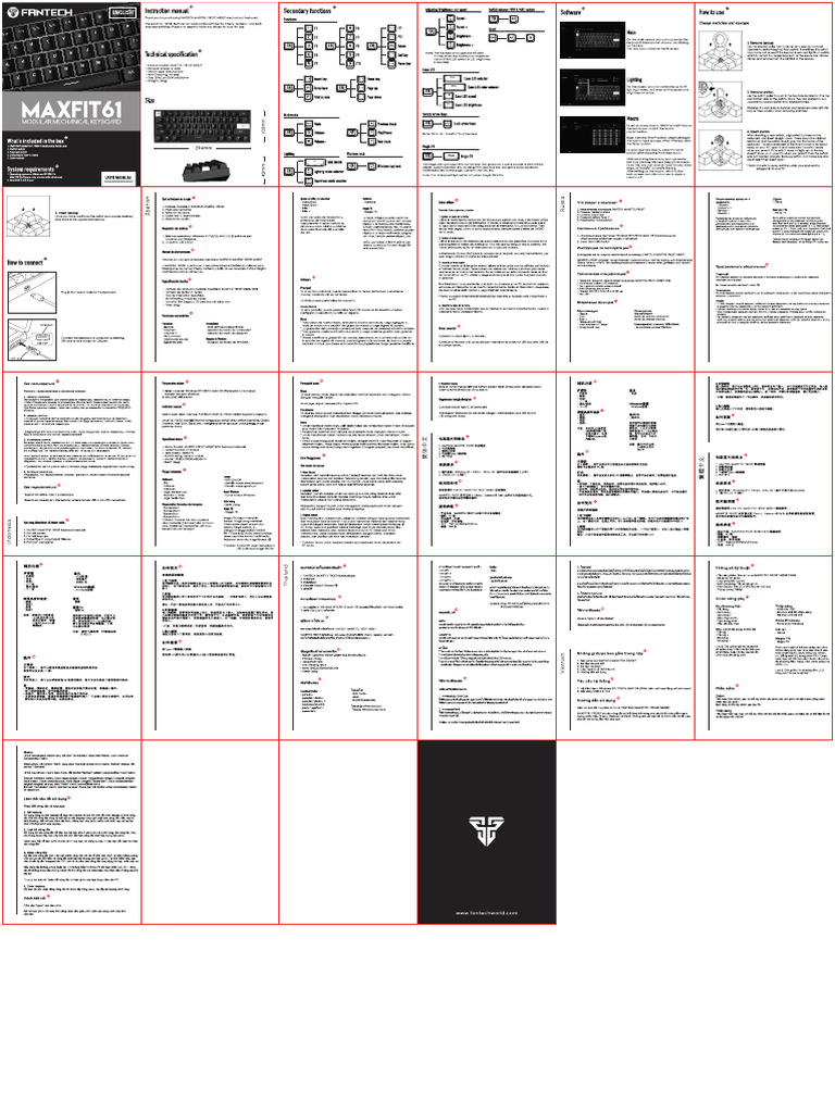 Maxfit61 Frost MK857 Manual | PDF