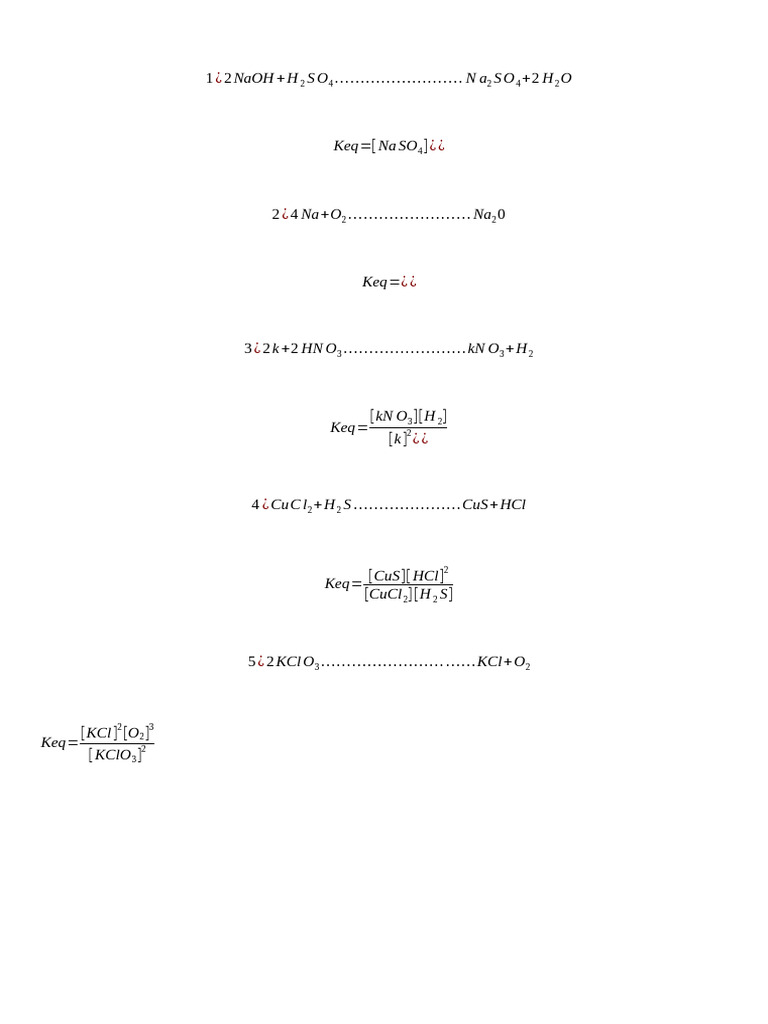 Ejercicios Quimica | PDF | Química