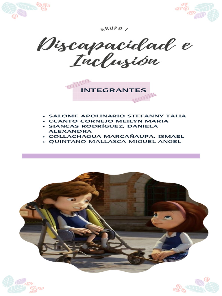 Historia y Activismo por la Inclusión | PDF | Invalidez | Inclusión ...