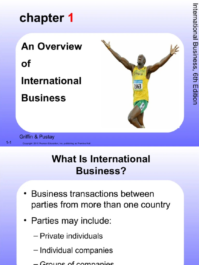 Chapter 1 International Business Management | PDF