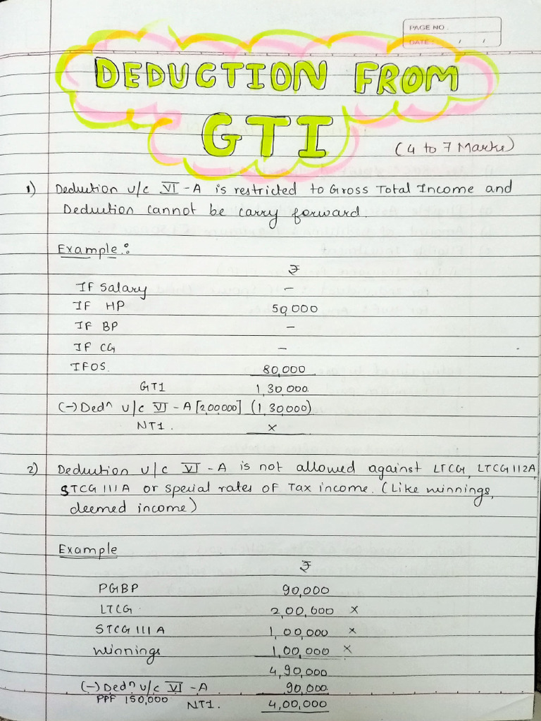 BB Sir Deductions Notes | Download Free PDF | Taxes | Corporations